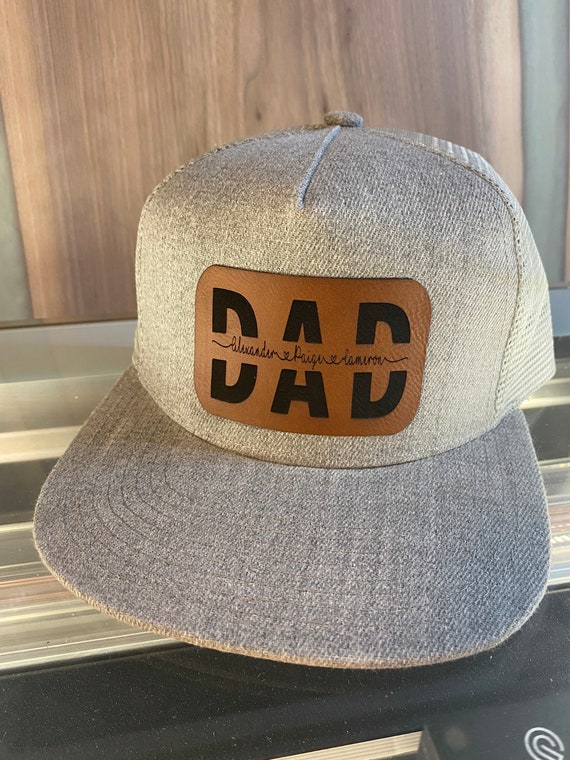 Custom Leather Patch Hat Custom Name Hat Toddler Youth - Etsy Canada
