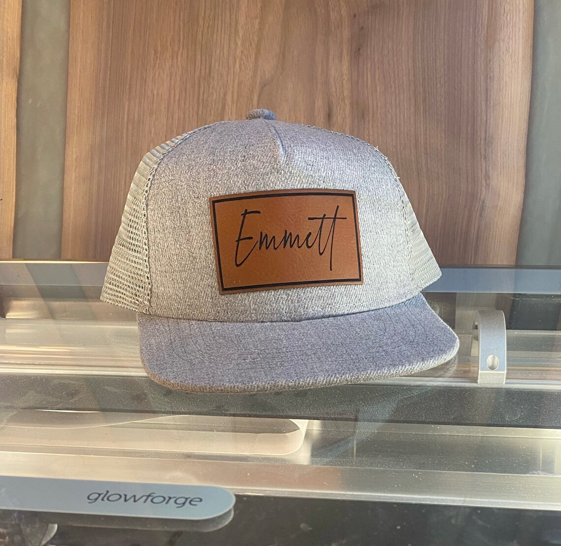 Custom Leather Patch Hat Custom Name Hat Toddler Youth - Etsy Canada