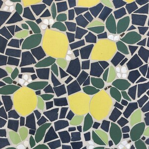 Lemon and Leaves Mosaic - Etsy