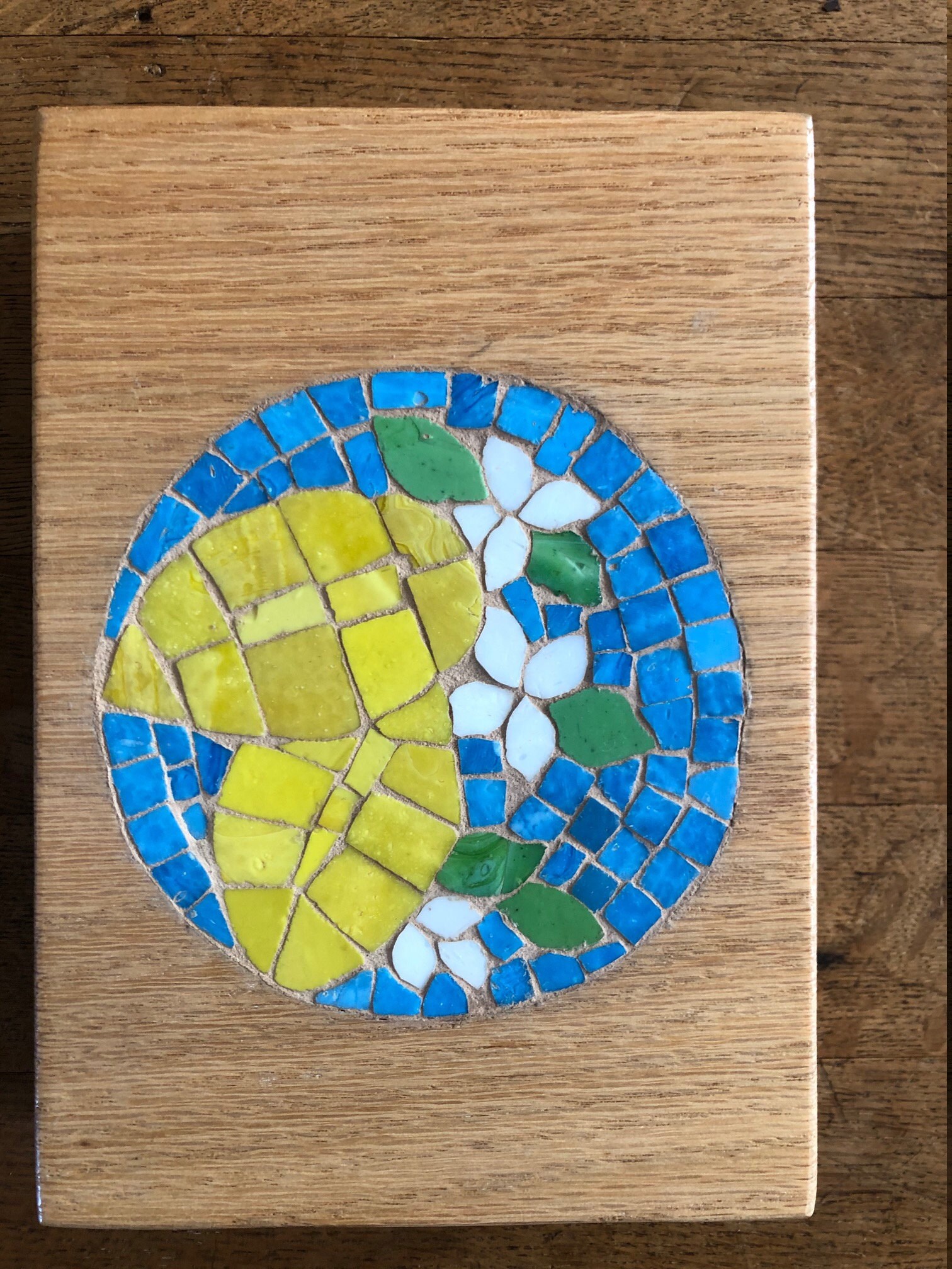 Woodblock Lemon Mosaic - Etsy
