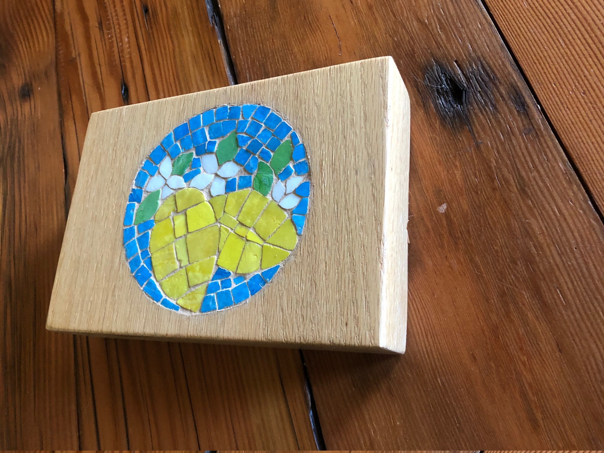 Woodblock Lemon Mosaic - Etsy