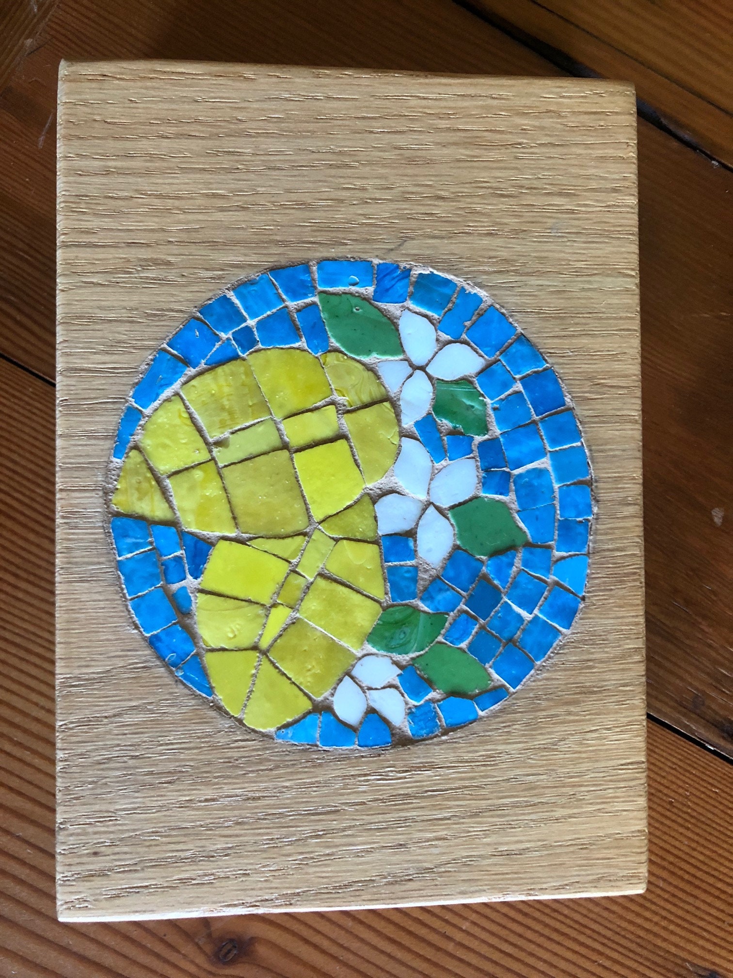 Woodblock Lemon Mosaic - Etsy