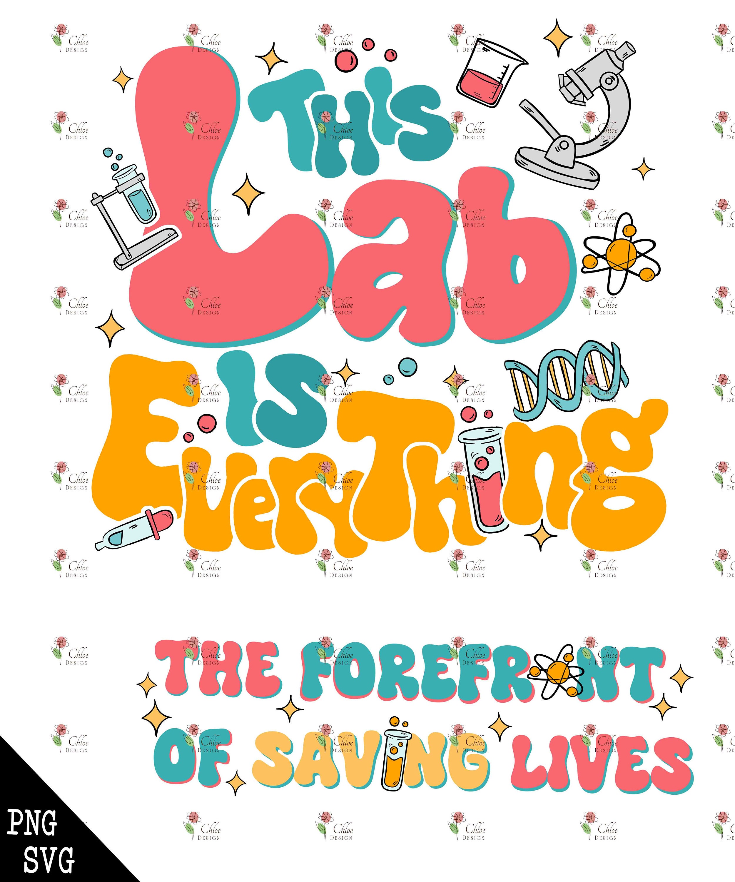 Lab Week Group Retro Custom PNG, SVG, Lab Scientist Gift, Laboratory ...