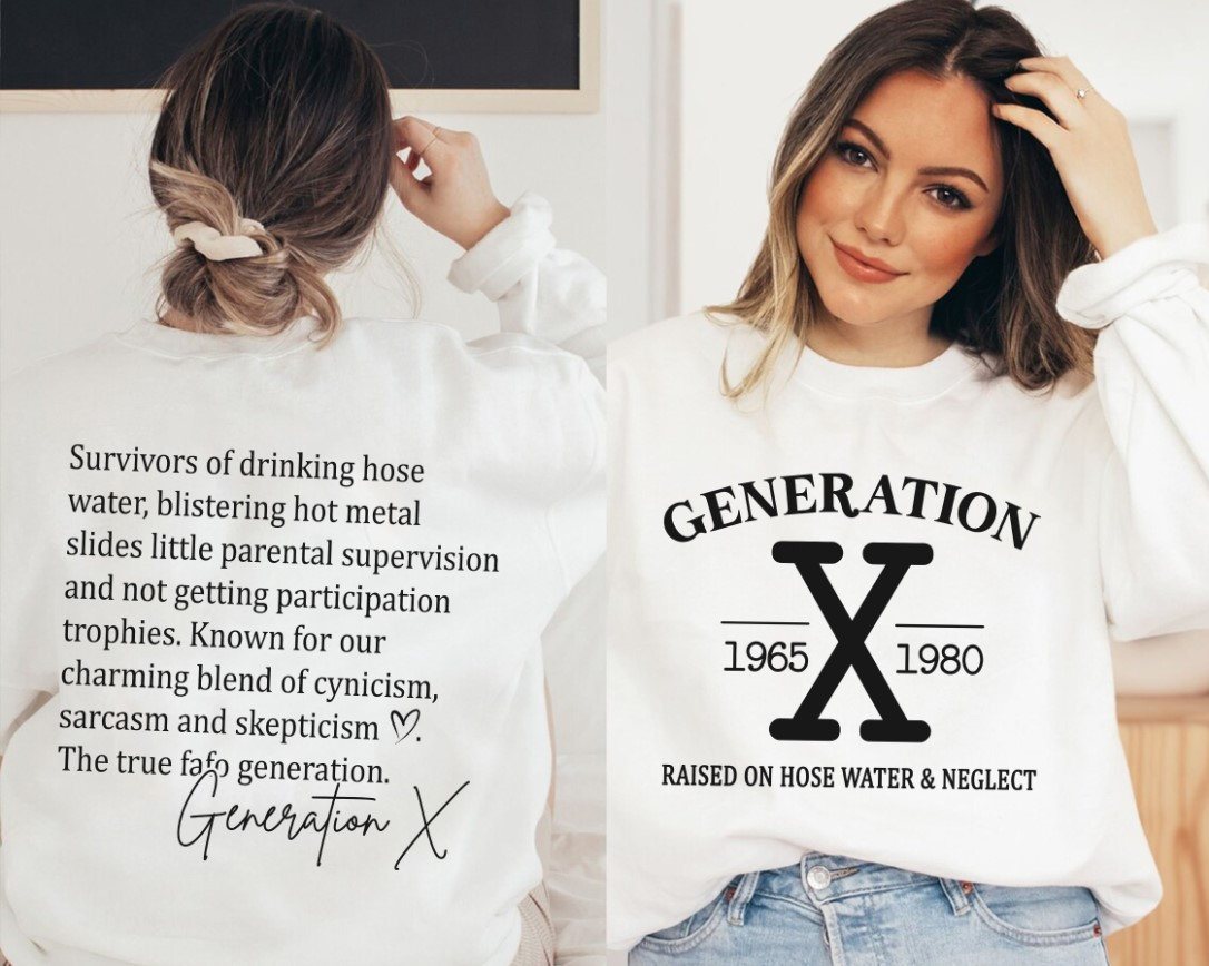 Gen X Shirt, Generation X Gift Generation X Raised on Hose Water and ...