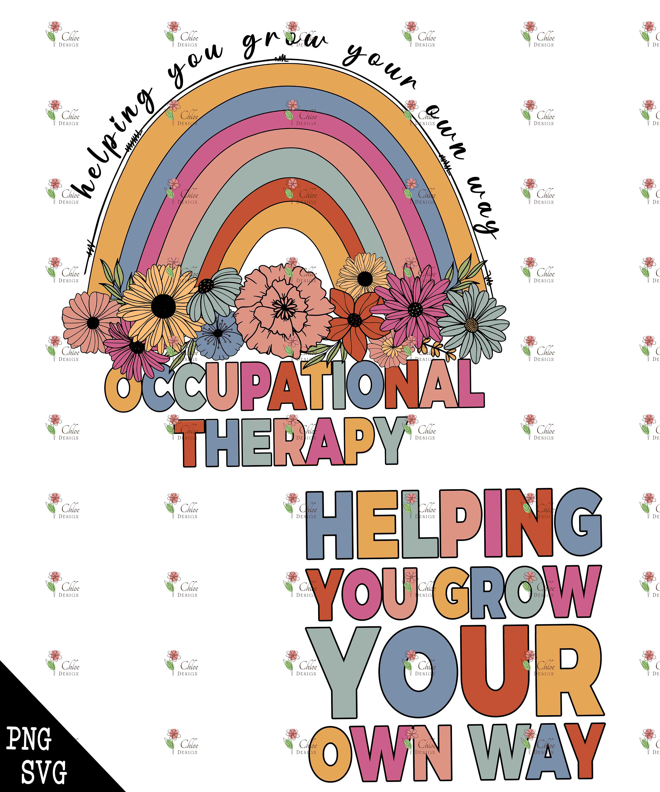 Occupational Therapy Png Svg, OT Helping You Grow Your Own Way ...