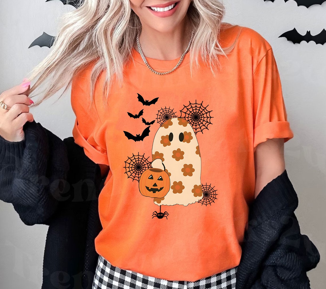 Daisy Shirt, Spooky Daisy Ghost, Cute Halloween Ghost, Flower Ghost ...