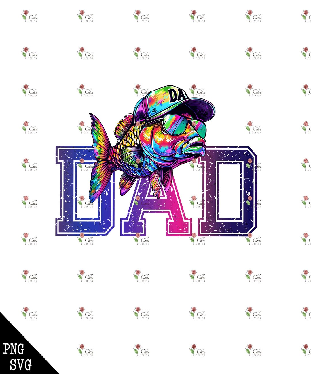 Fishing Dad Png, Colorful Fish Png, Fishing Png, Fishing Digital, Funny ...