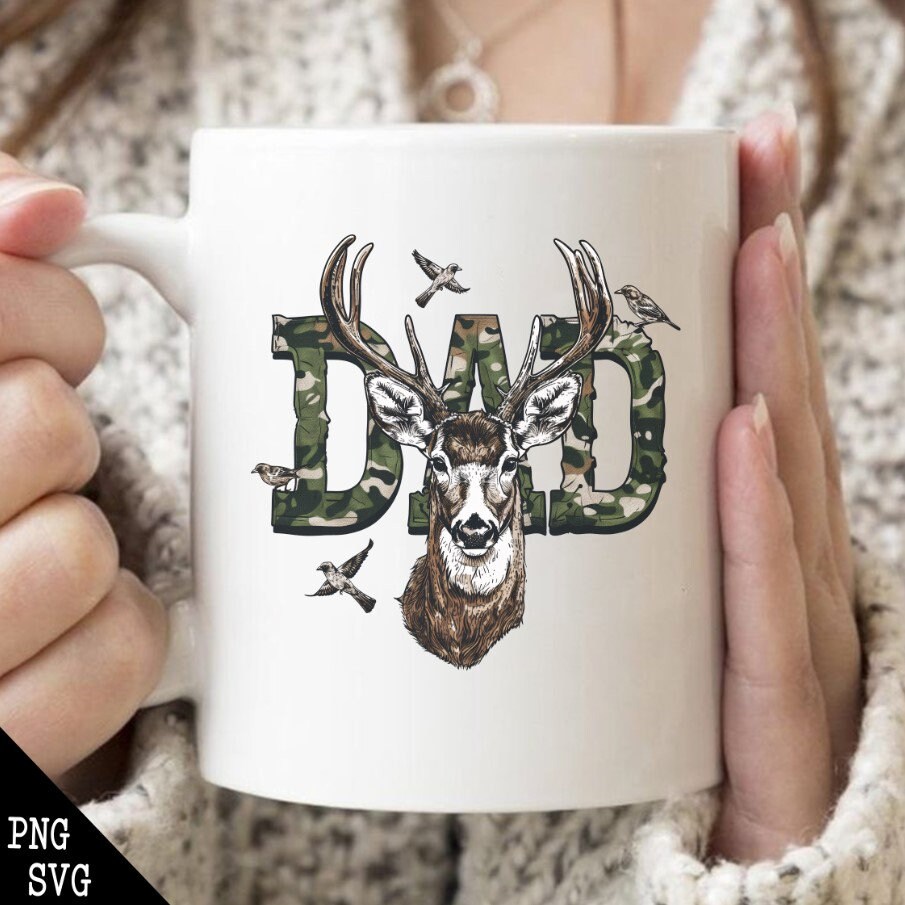 Hunter Dad PNG SVG, Dad Png, Deer Hunting Svg, Hunter Dad Png, Hunting ...