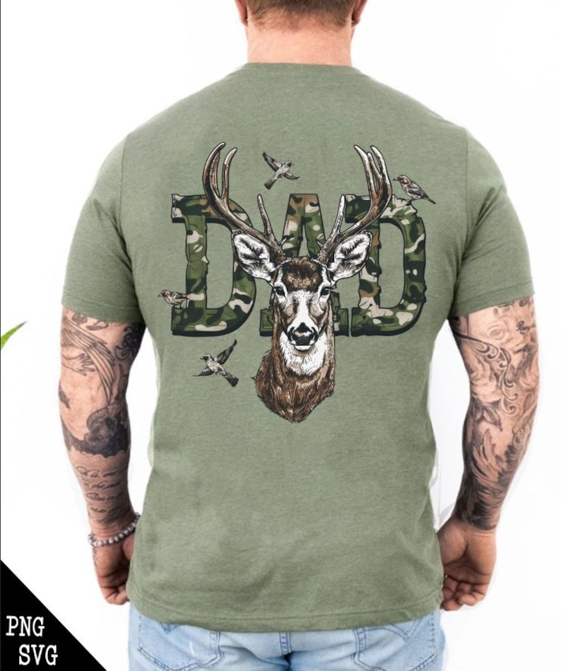 Hunter Dad PNG SVG, Dad Png, Deer Hunting Svg, Hunter Dad Png, Hunting ...