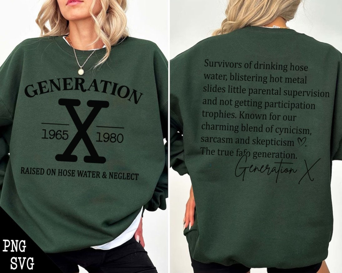 Generación X PNG SVG, Generación X Png Generación X criada en agua de ...