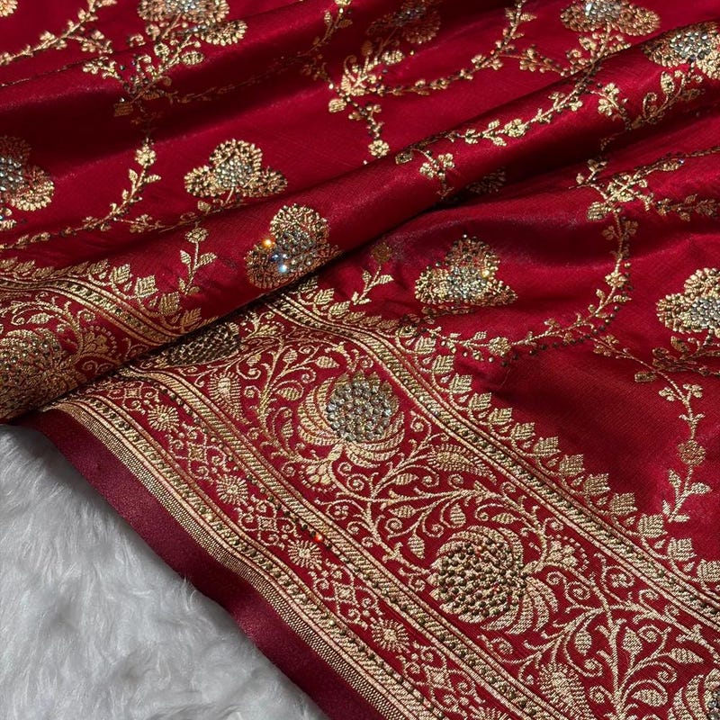 Mashru Katan Saree - Etsy