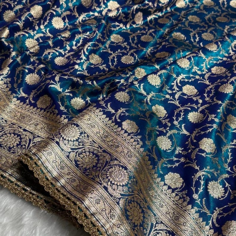 Heavy Border Banarasi - Etsy