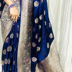 Exclusive Mashru Satin Silk Banarasi With Weaving Work and Running Bp ...