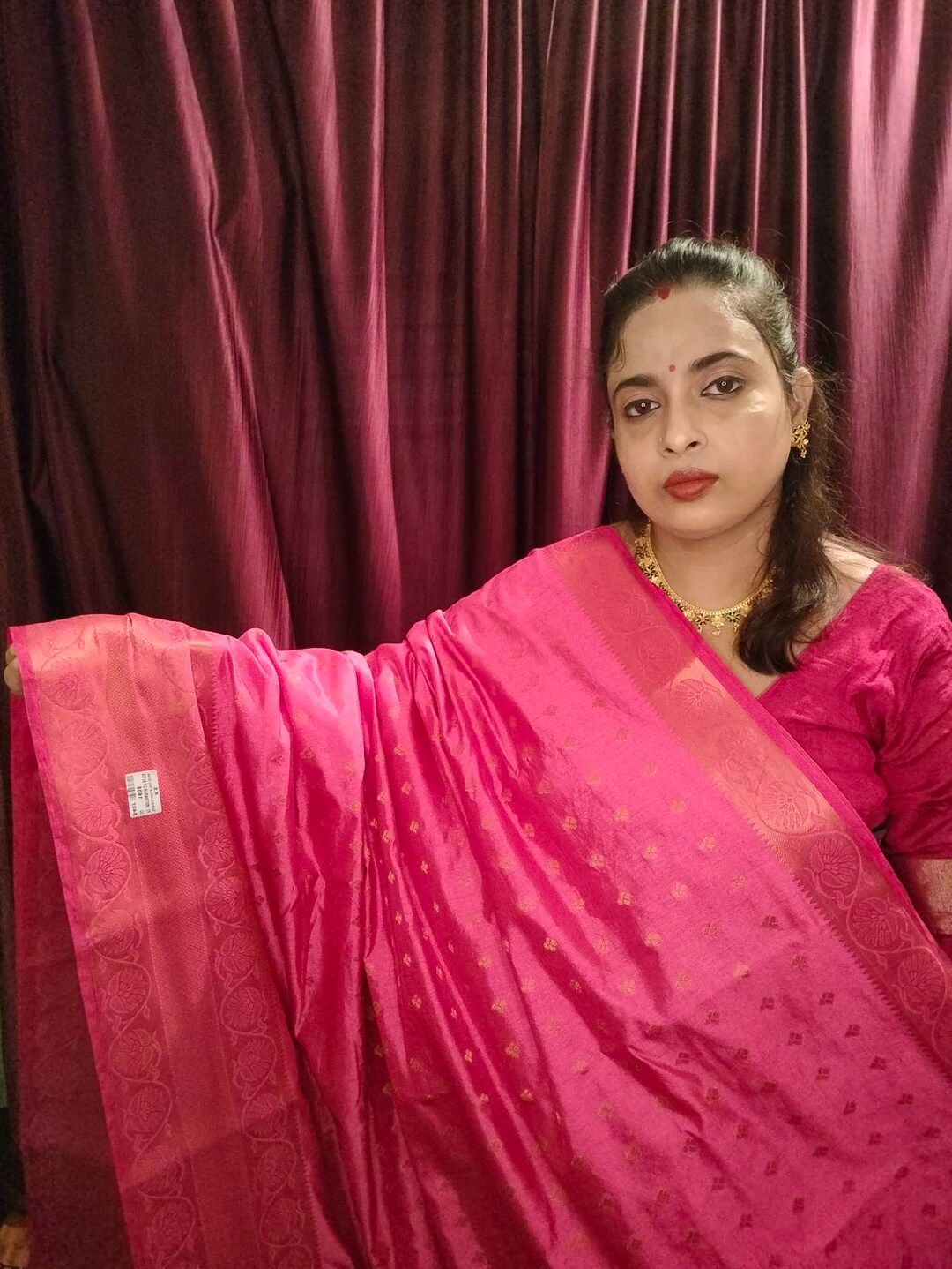 Soft Banarasi Silk With Copper Jari Weaving Buti Work for - Etsy