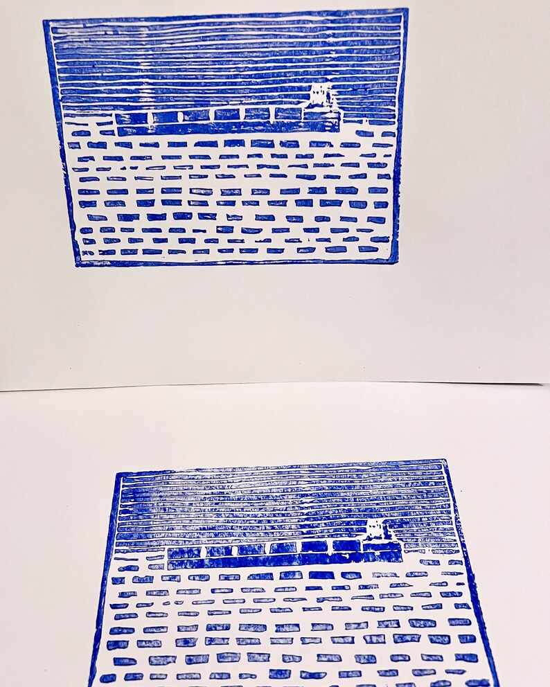 Hand Printed Limited Run Lino Print - Etsy