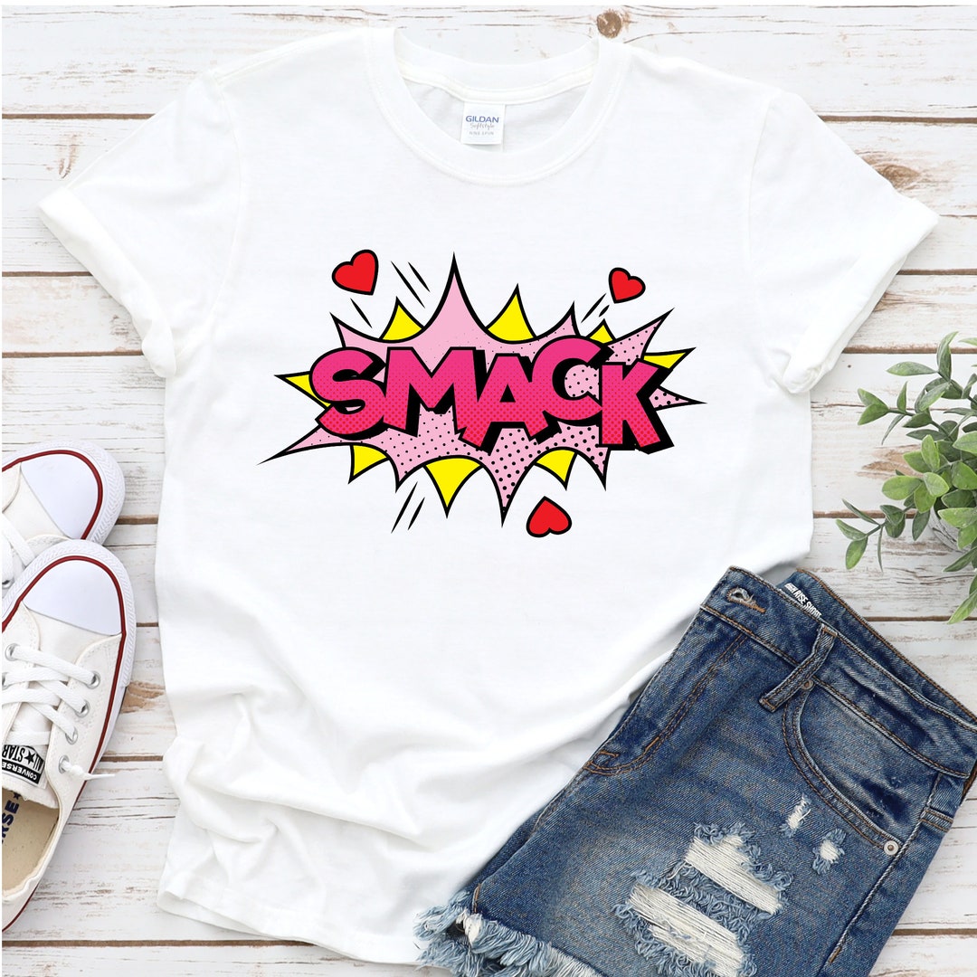 Smack Comic Action T-shirt, Vintage Comic, Comic T-shirt, Retro Shirt ...