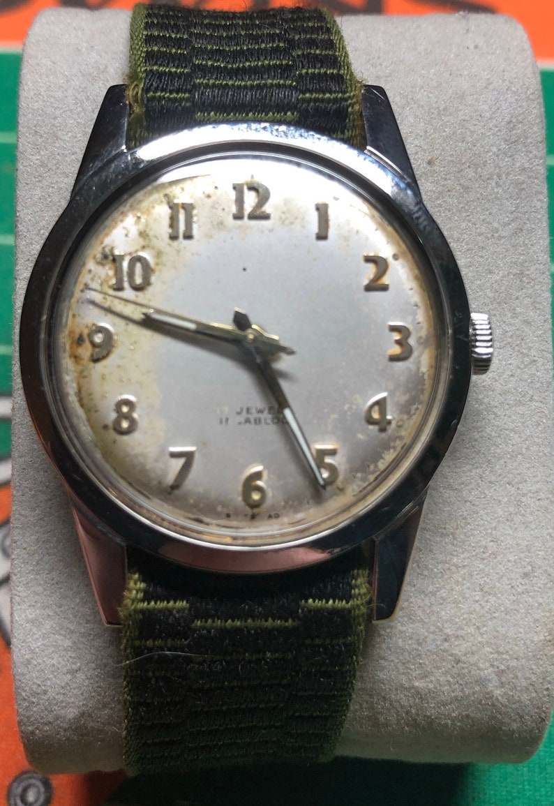 Fortis "7000" Mechanical Watch, Vintage 1960's, Patina Dial, EXCELLENT ...