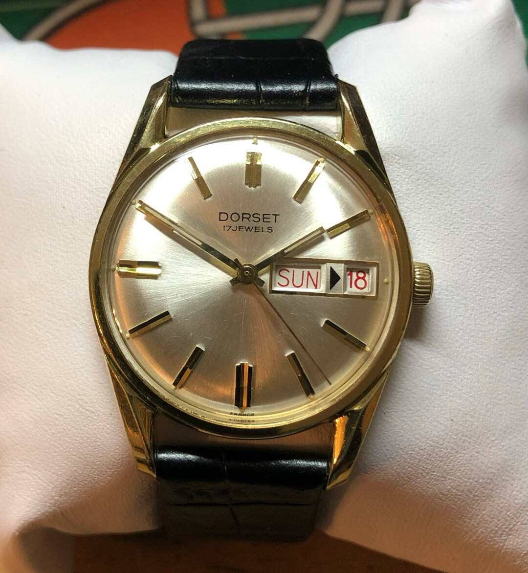 1970's Dorset Day Date Hand-winding - Serviced. New Crystal - Etsy