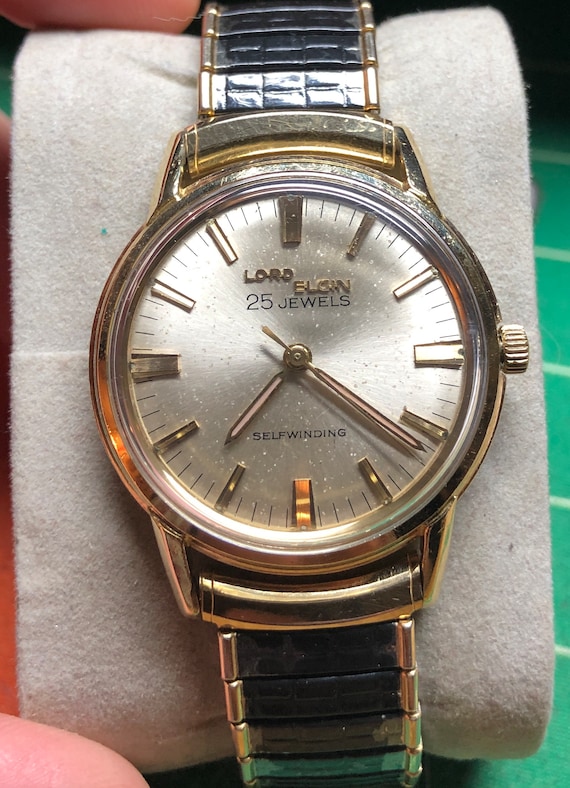 Lord Elgin, 1950's, 25j Automatic, Serviced & new cry… - Gem