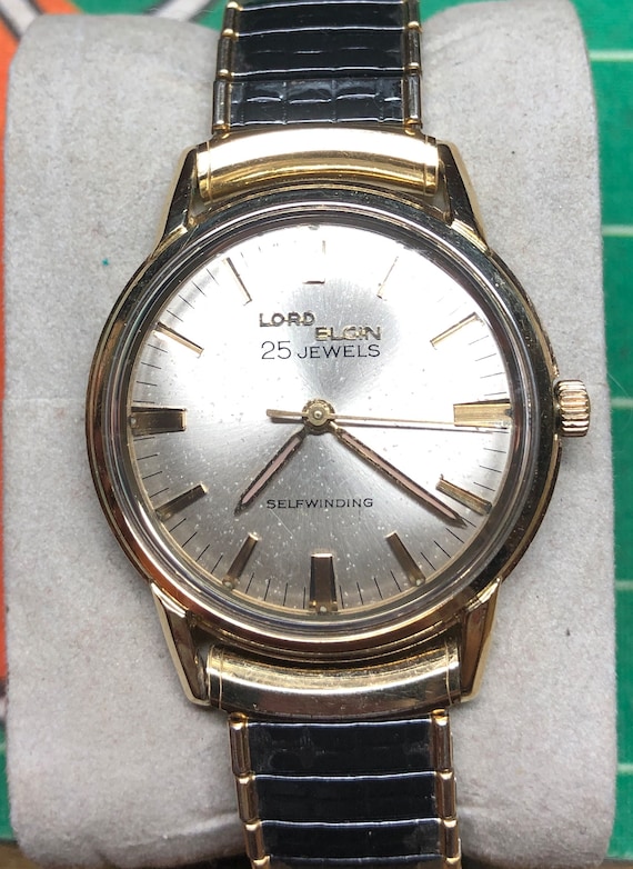 Lord Elgin, 1950's, 25j Automatic, Serviced & new cry… - Gem