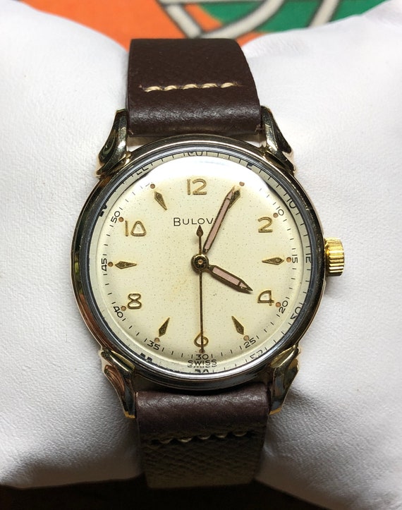 1956 Bulova Commodore Full service, New crystal - Gem