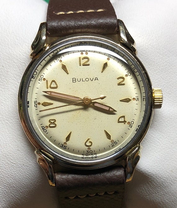 1956 Bulova Commodore Full service, New crystal - Gem