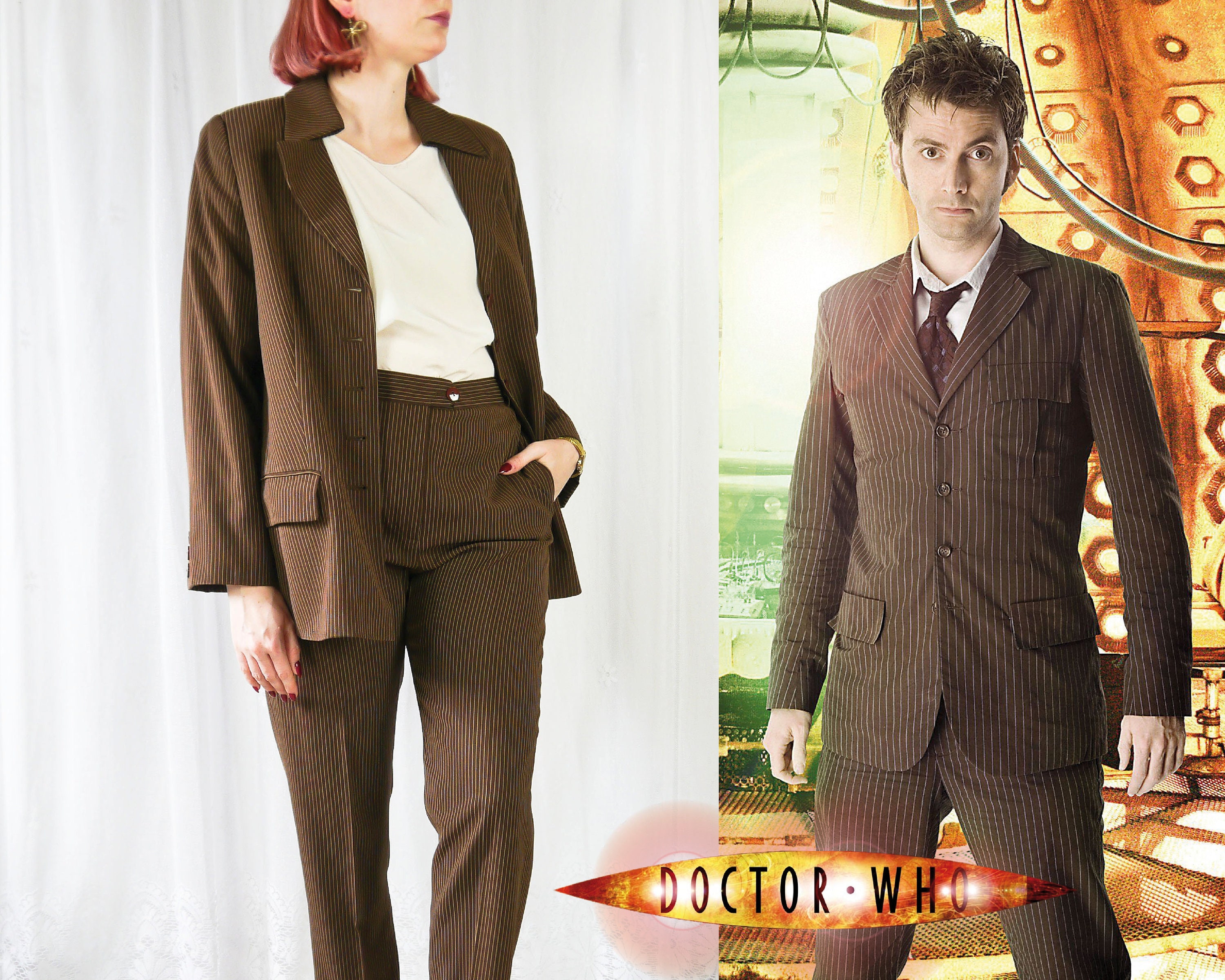 10th Doctor Costume Blue Suit