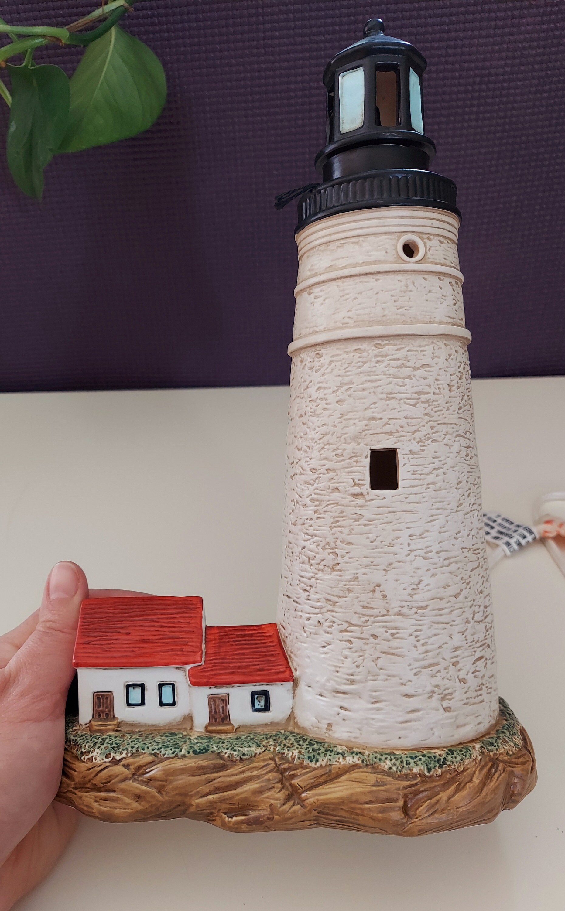 Vintage Lefton Lighthouse Lamp, Ceramic Lamp, St. Simons Lamp, Georgia ...