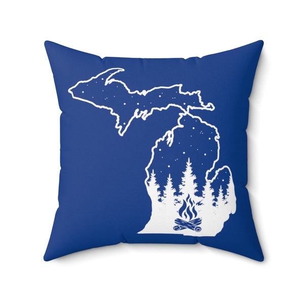Michigan Pillow - Etsy