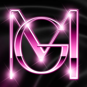 Pink Chrome Alphabets, Pink Alphabet PNG, Pink Metallic Letters, Pink ...