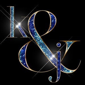 Aqua Blue Glitter Alphabet, Glitter Alphabet Clipart, Diamond Alphabet ...