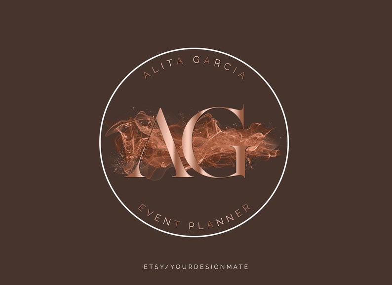 Rose Gold Logo, Beauty Logo, Rose Gold Flames Logo, Nails Logo ...