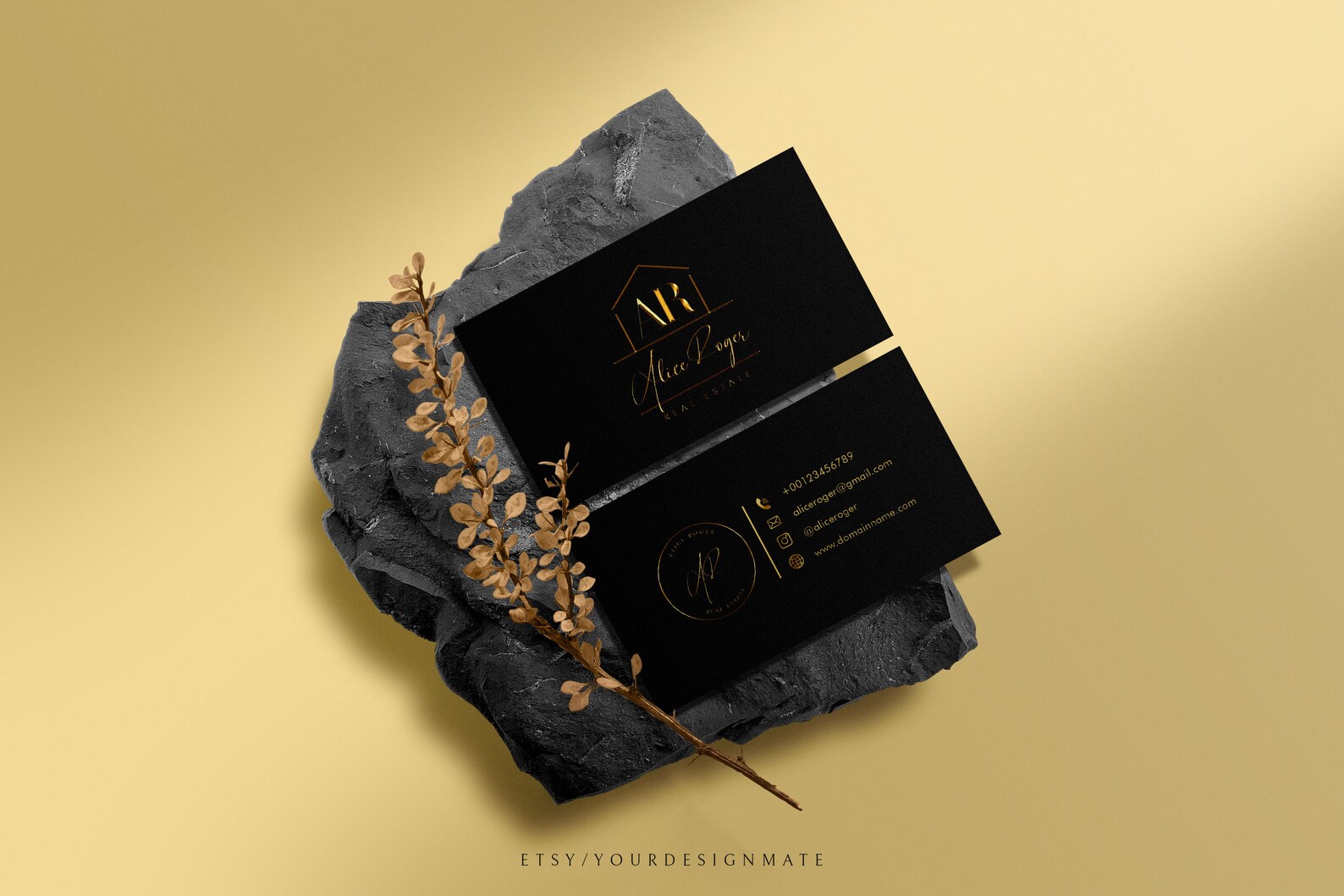 Premade Real Estate Logo Realtor Logo Gold Real Estate Logo - Etsy