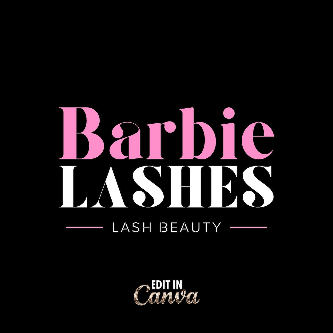 Pink Beauty Logo, DIY Makeup Logo Template, MUA Logo, Nails Logo ...