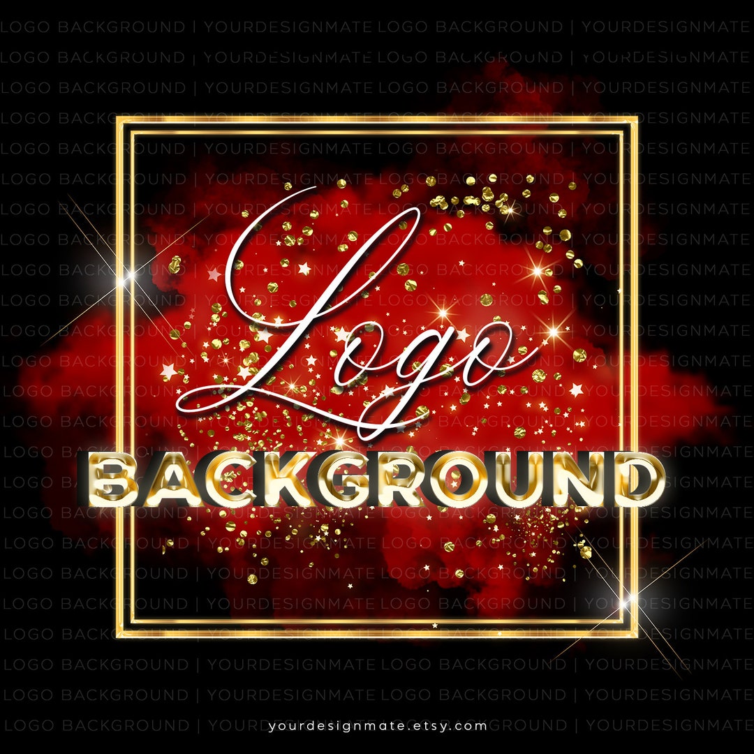 Red Logo Background Png, Red Smoke Png, Gold Square Frame, Red ...