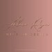 Watercolour Rose Gold Logo Smoke Logo Beauty Logo Premade - Etsy