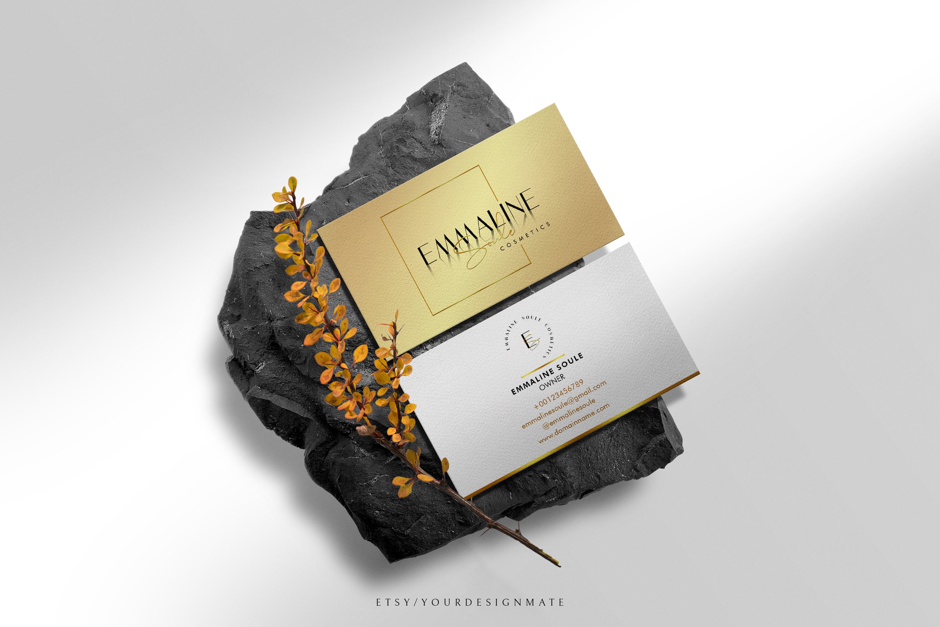 Cosmetics Logo Gold Beauty Logo Makeup Logo Lash Logo - Etsy