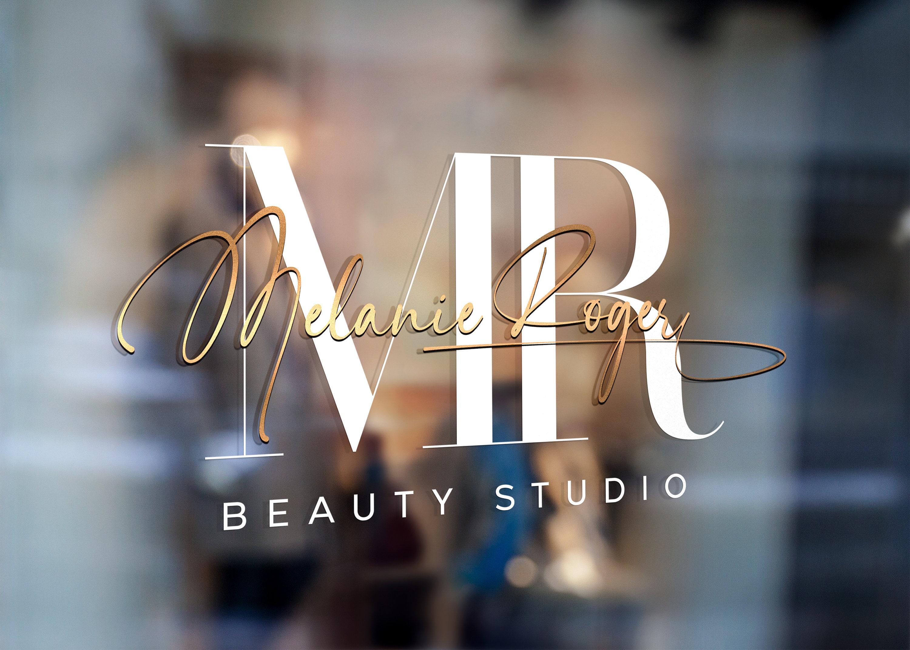 Microblading Logo Rose Gold Logo Beauty Logo Premade Logo - Etsy