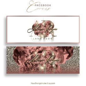 Beauty Logo, Jewellery Logo, Rose Gold Logo, Sparkle Glitter Logo ...