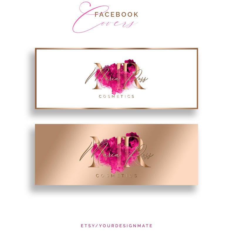 Hot Pink Logo Pink Watercolor Logo Pink Smoke Logo Rose - Etsy