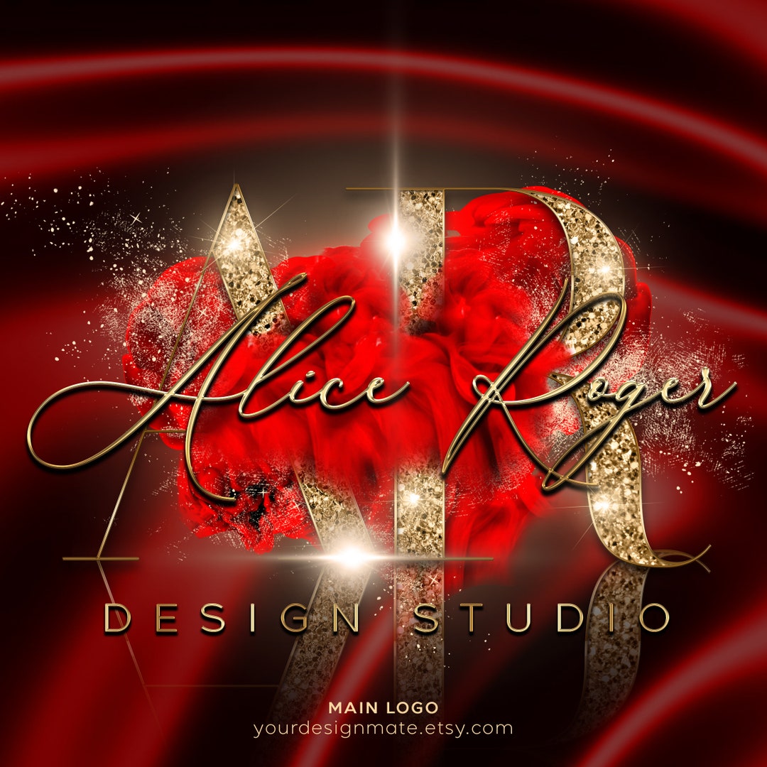 Red Smoke Logo, Interior Designer Logo, Beauty Logo, Jewellery Logo ...