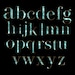 Turquoise Gold Alphabet PNG, Glitter Alphabet Clipart, Diamond Alphabet ...
