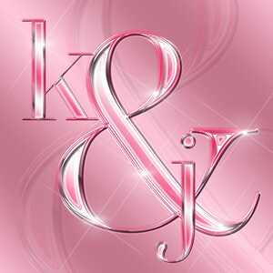 Pink Metallic Letters, Pink Chrome Alphabets, Pink Alphabet PNG, Pink ...