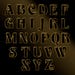 Black Bold Chrome Alphabet PNG, Metallic Black Letters Clipart, Black ...