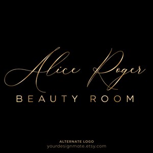 Gold Glitter Logo Beauty Logo Jewellery Logo Gold Black - Etsy