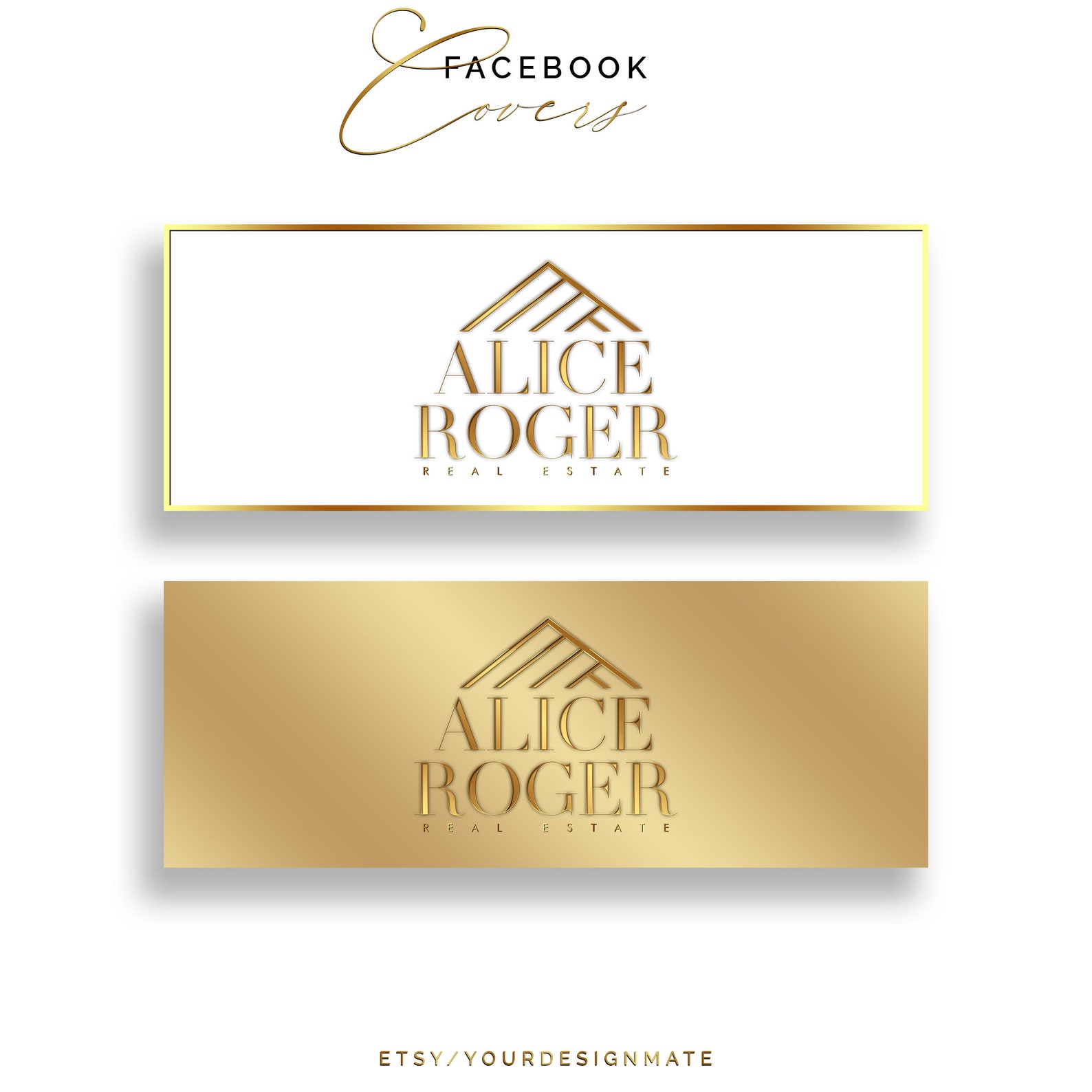 Premade Real Estate Logo Realtor Logo Gold Real Estate Logo - Etsy