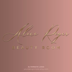Beauty Logo, Jewellery Logo, Rose Gold Logo, Sparkle Glitter Logo ...