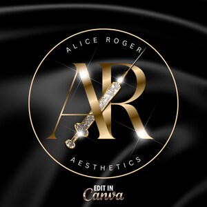 Luxury Aesthetics Logo With Syringe Design, Gold Injector Medspa Logo ...