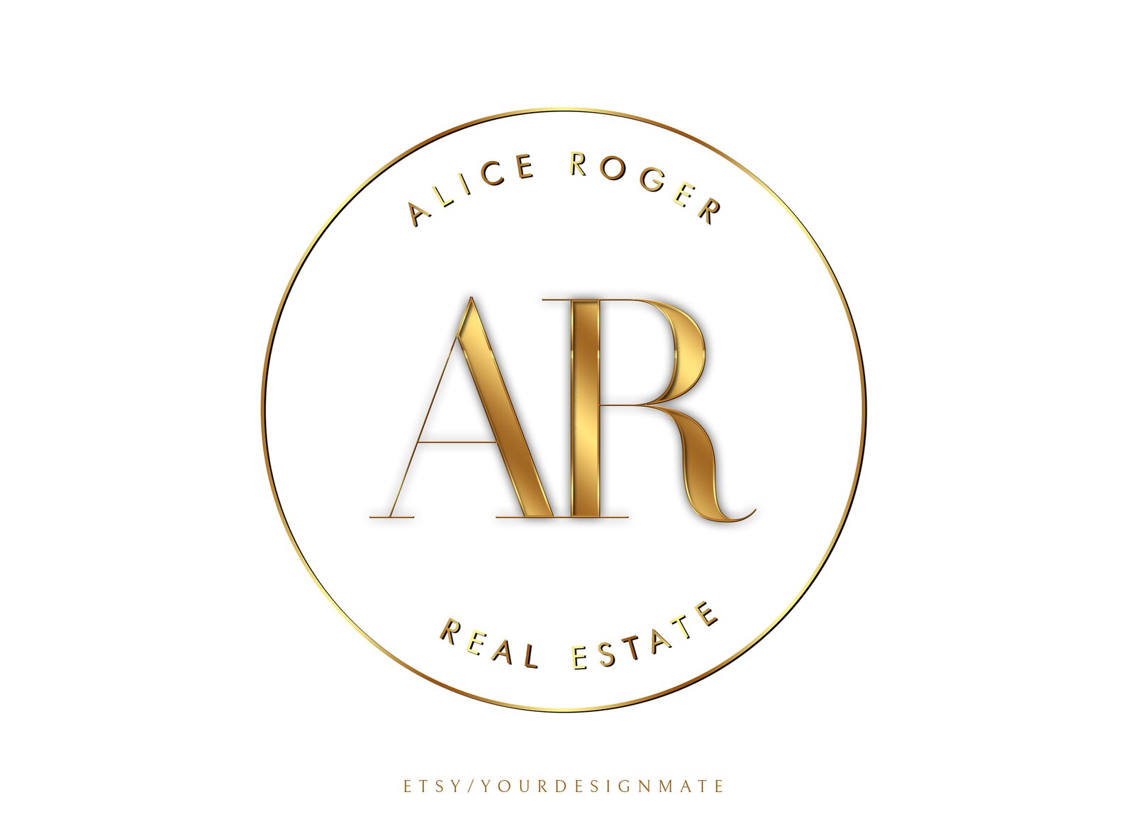 Premade Real Estate Logo Realtor Logo Gold Real Estate Logo - Etsy
