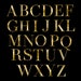 Gold Chrome Alphabet PNG, Metallic Foil Letters, Liquid Gold Alphabet ...